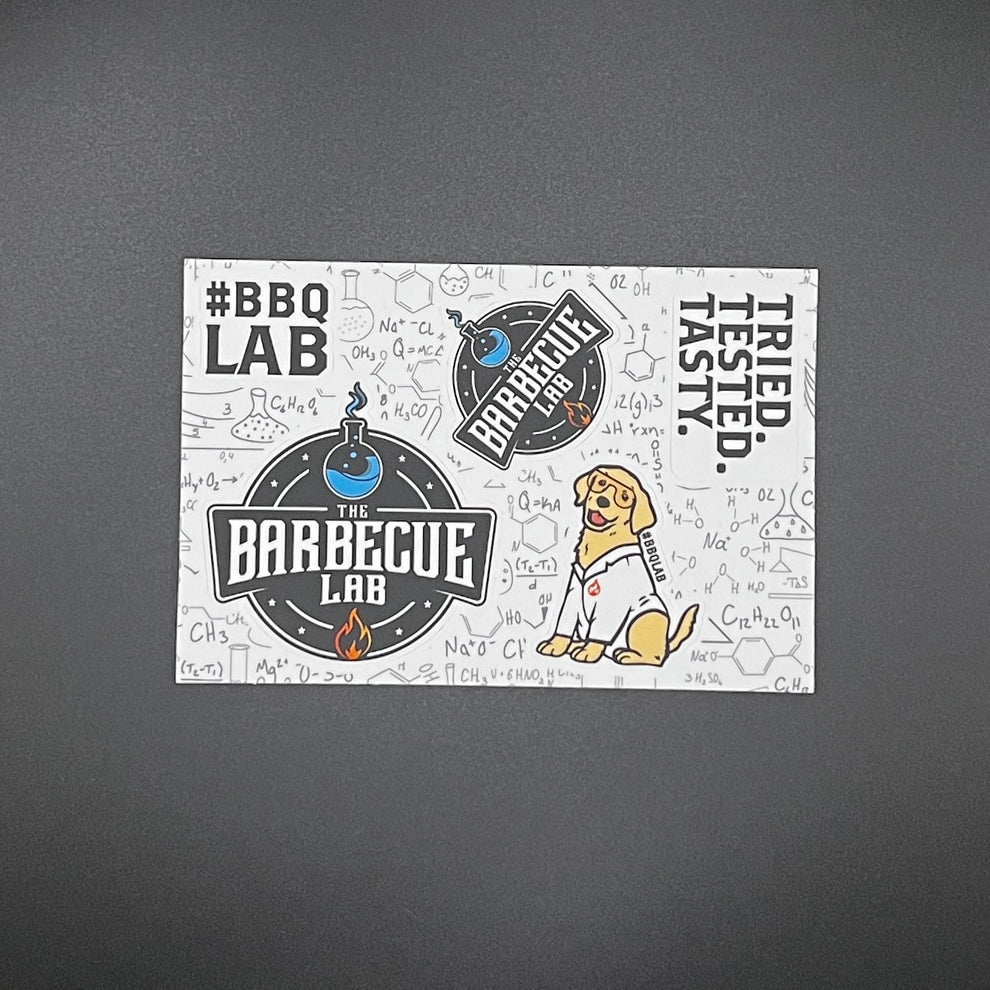 BBQ Lab Sticker Pack – The Barbecue Lab